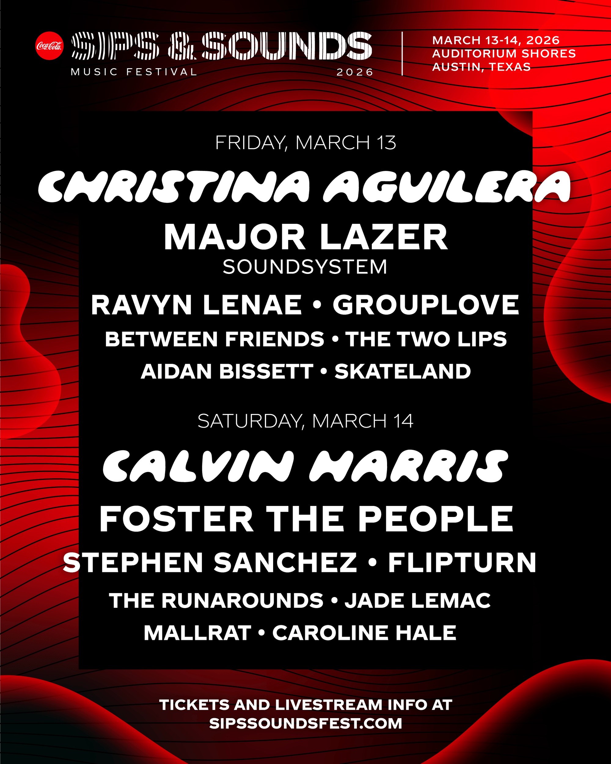 Sips & Sounds Music Festival Announces Stellar 2026 Lineup – Off Record ...